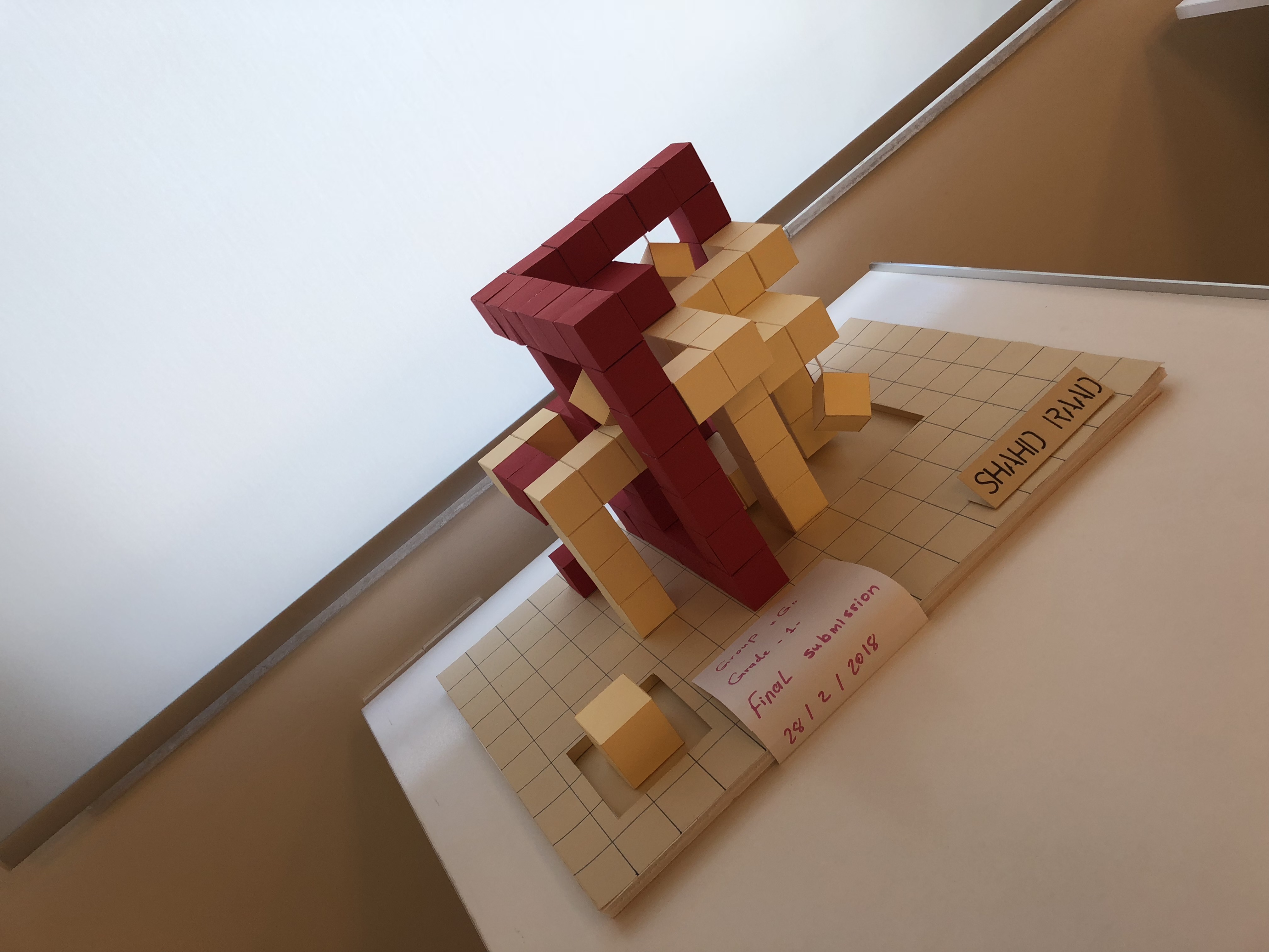 First Year Student’s Final Submission (Basic Design)(Group -G ...