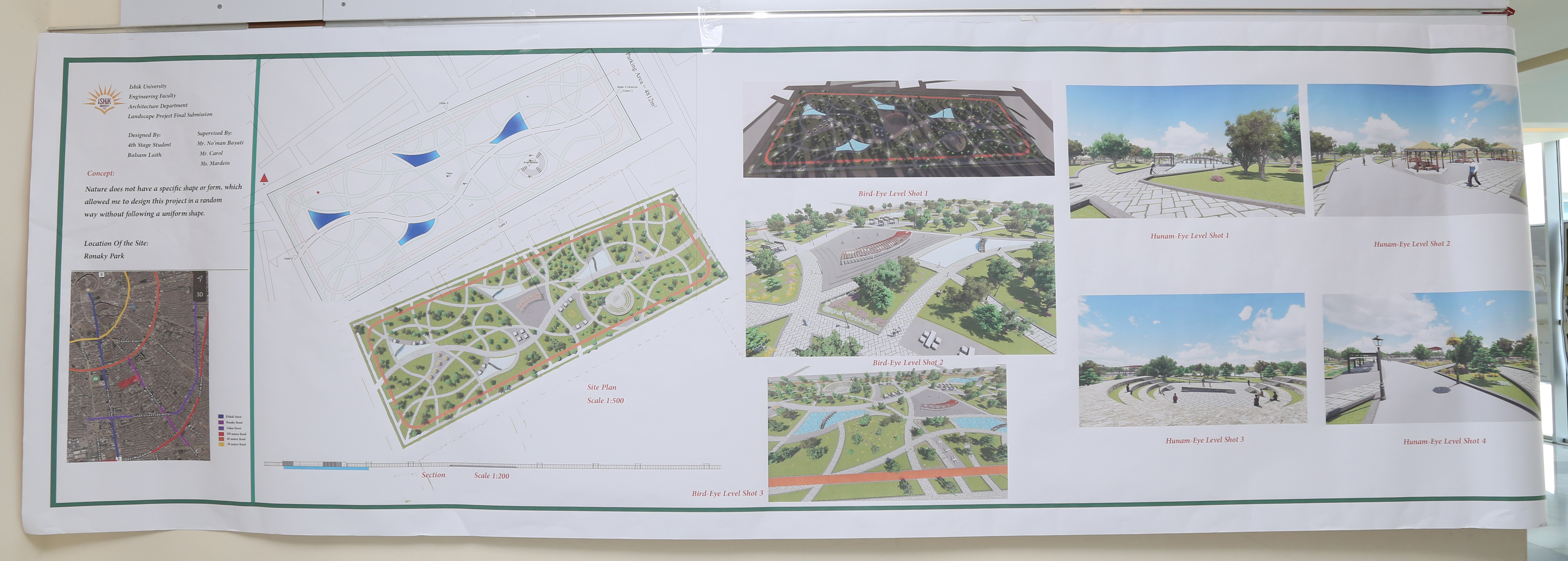 Landscape Design - 4th Stage (Final Submission) | Architecture Department