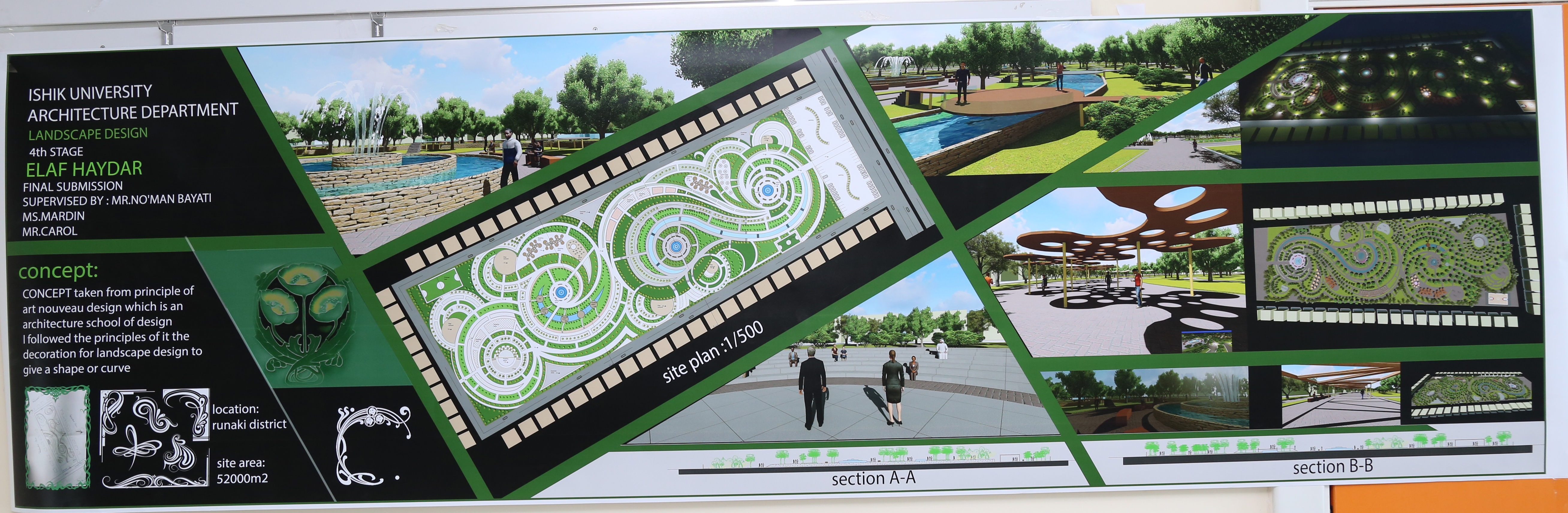 Landscape Design - 4th Stage (Final Submission) | Architecture Department