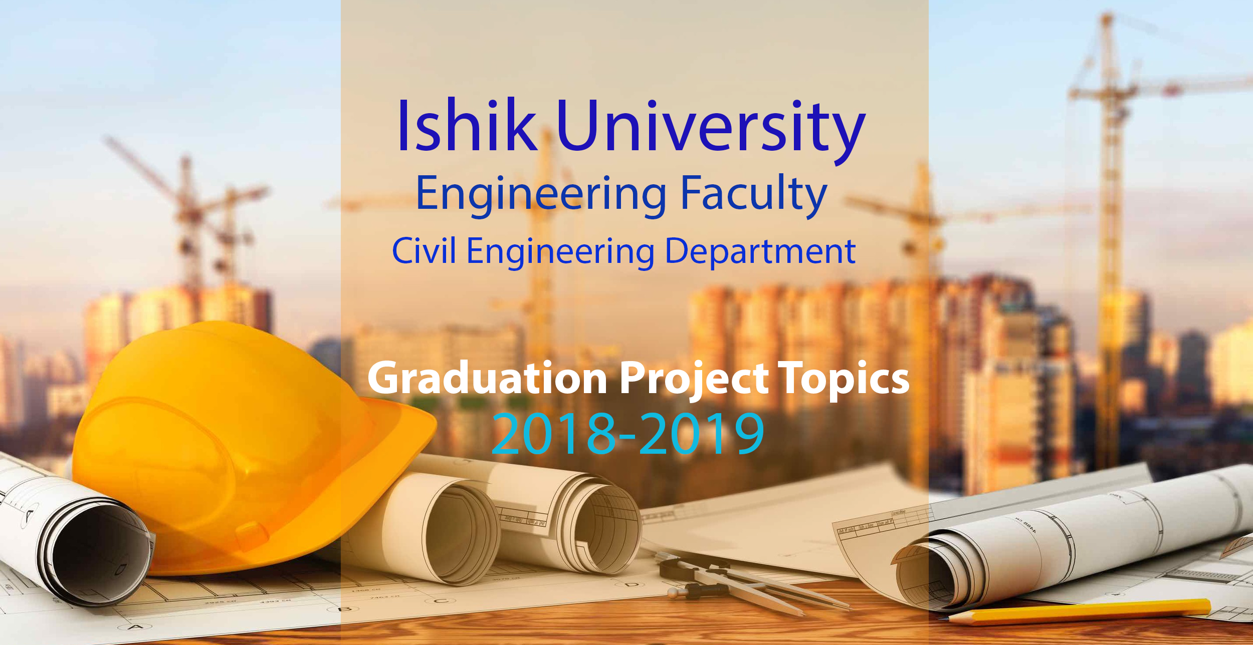 Graduation Project Topics 2018 - 2019 | Civil Department
