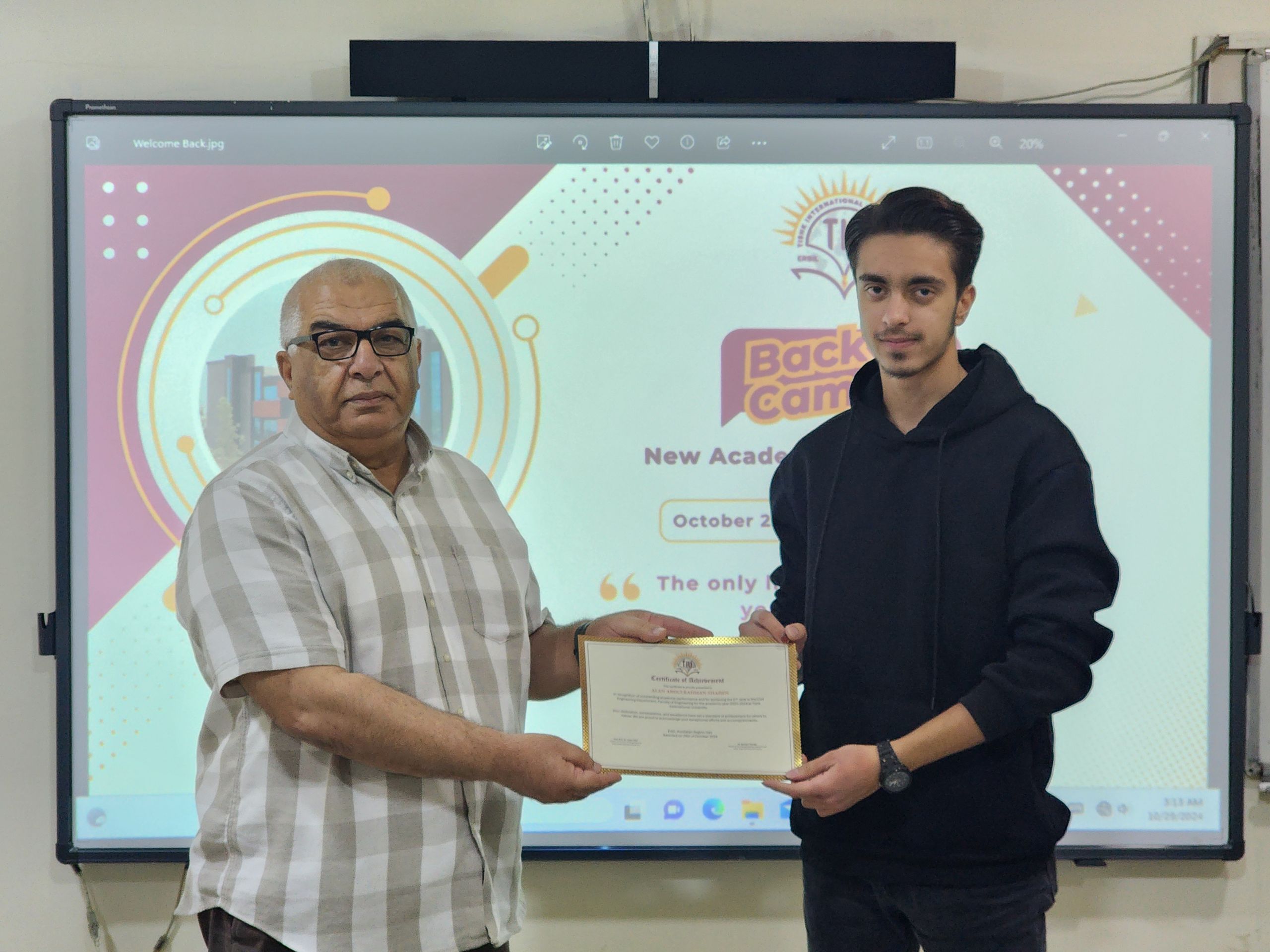 Welcome Back Ceremony for Civil Engineering Students | Civil Department