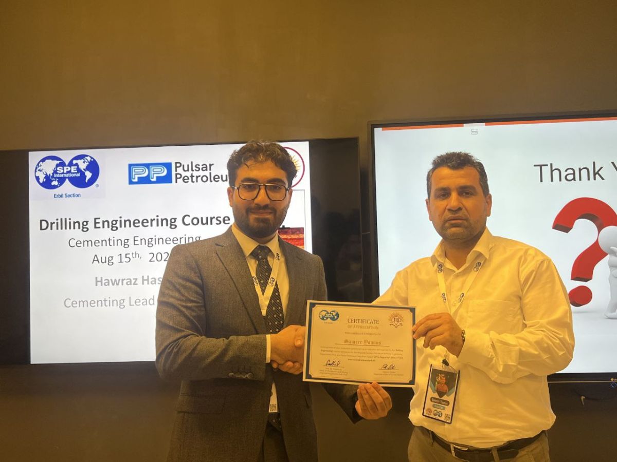 Successful Completion of Drilling Engineering Course at TIU | Petroleum ...